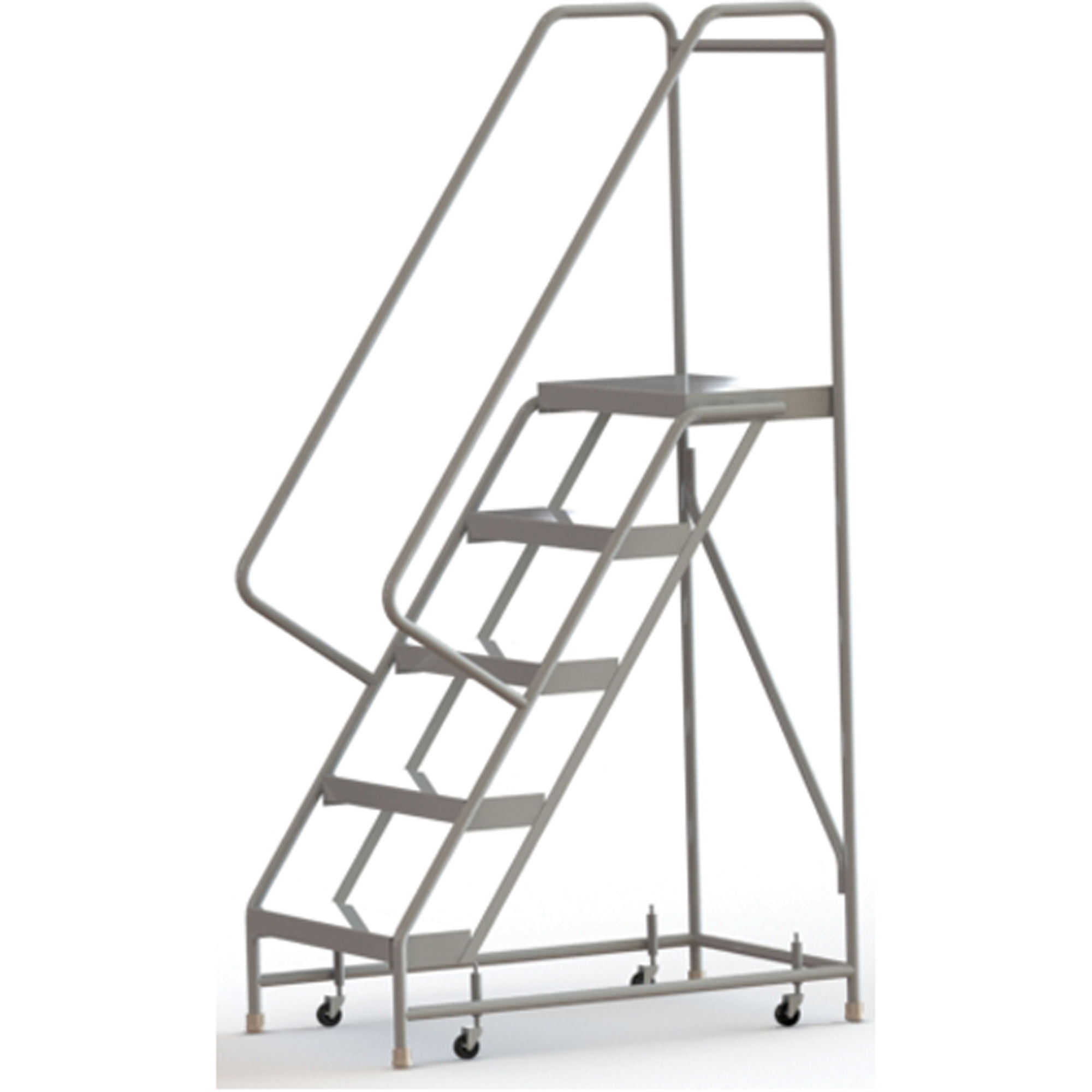 Tri-Arc Manufacturing WLAR105244 Rolling Ladder, 5 Steps, 24" Step ...