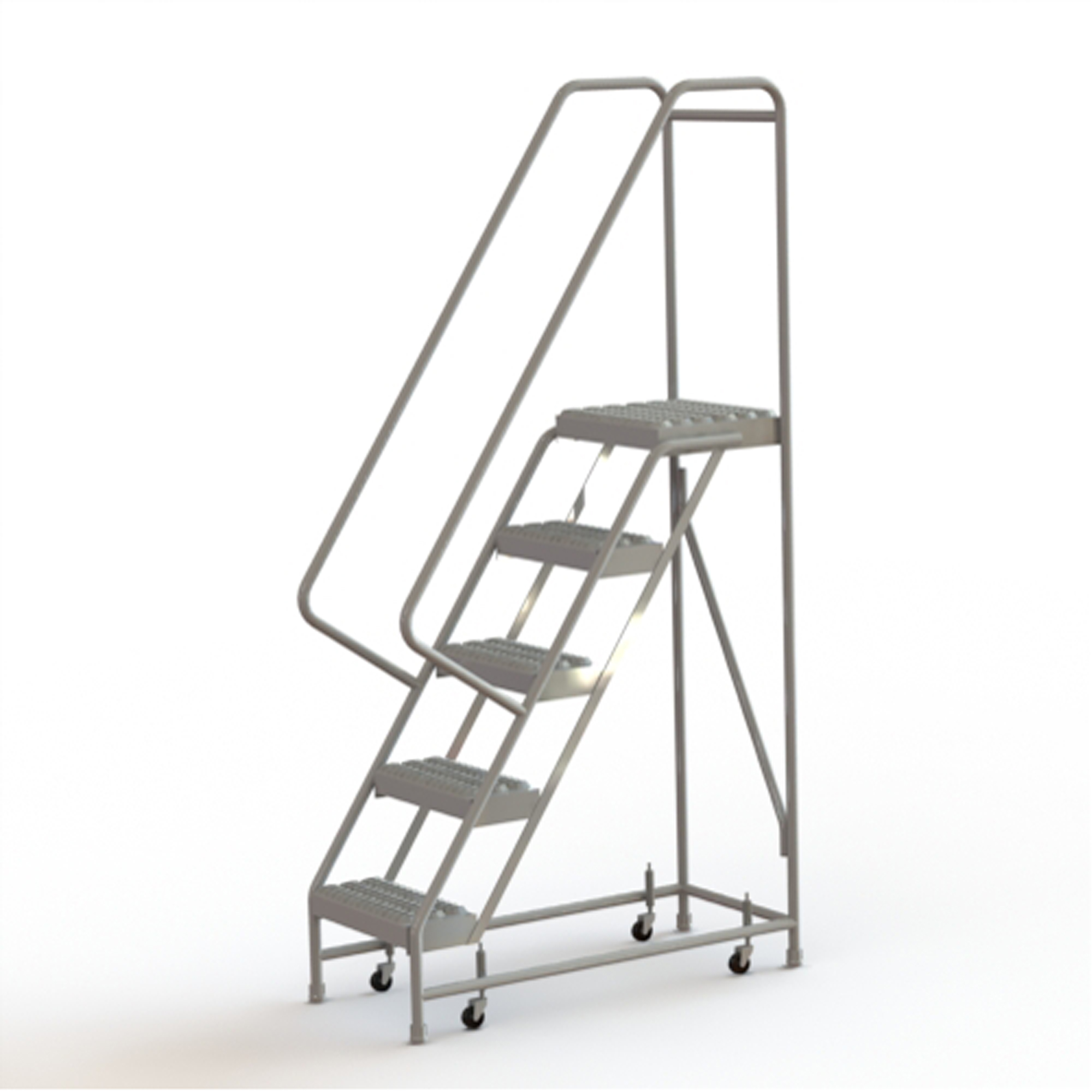 Tri-Arc Manufacturing WLAR105165 Rolling Ladder, 5 Steps, 16" Step ...