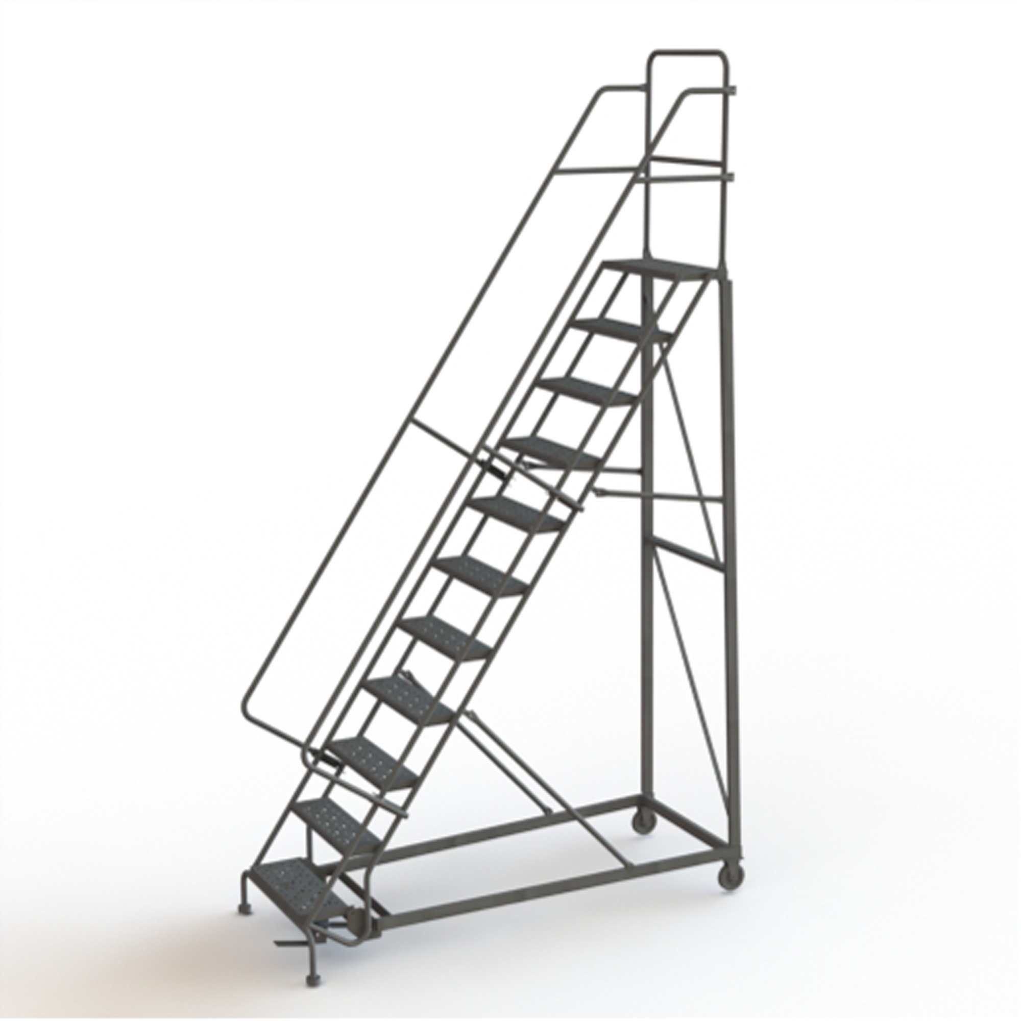 TRI-ARC MANUFACTURING Heavy Duty Rolling Ladder VC565 (KDHD111246 ...