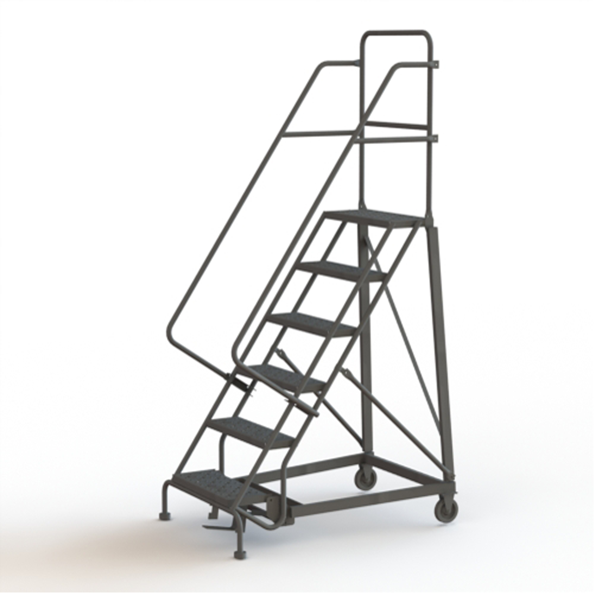 TRI-ARC MANUFACTURING Heavy Duty Rolling Ladder VC567 (KDHD106242 ...