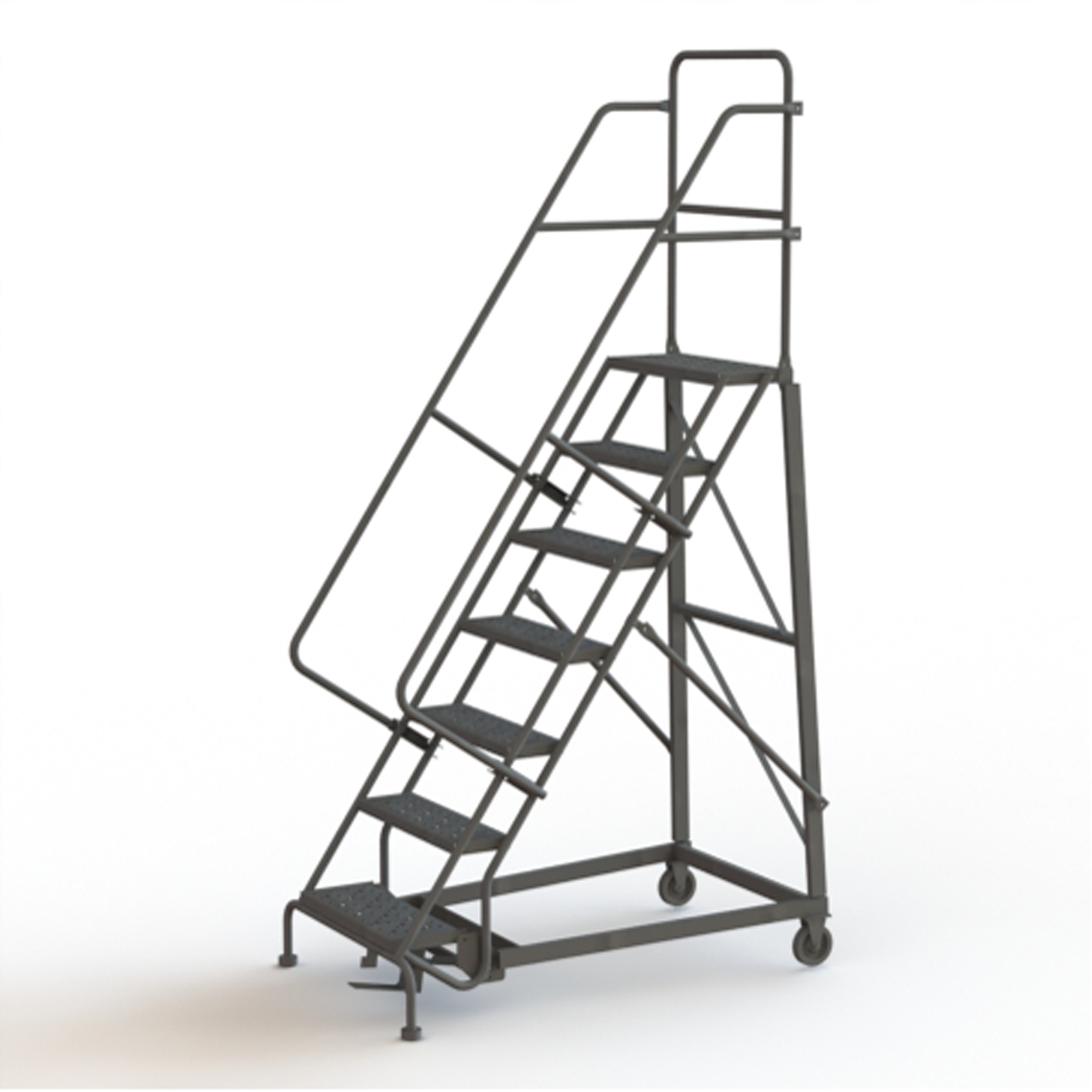 TRI-ARC MANUFACTURING Heavy Duty Rolling Ladder VC568 (KDHD107242 ...
