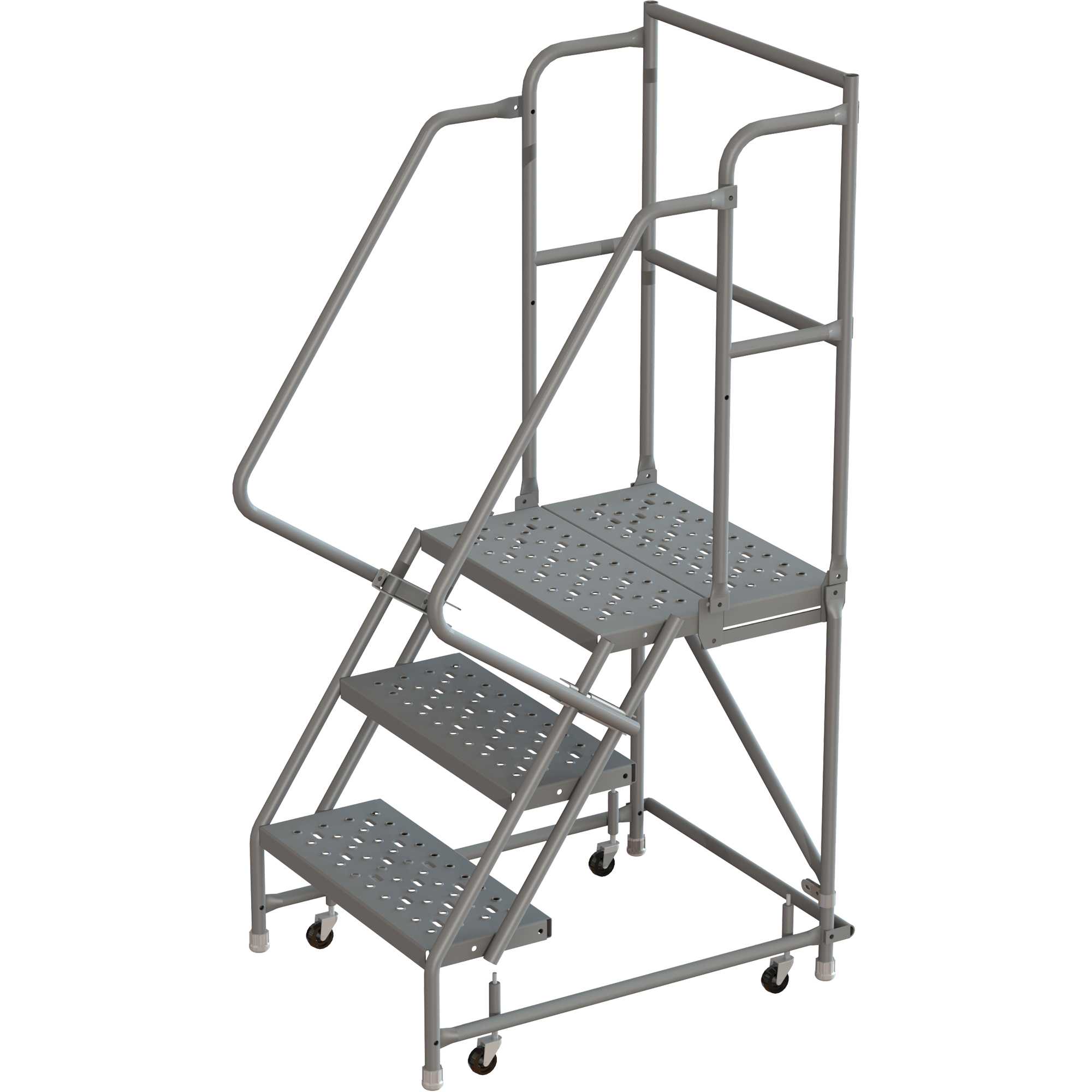 TRI-ARC MANUFACTURING Deep Top Step Rolling Ladder VC735 ( KDSR103166 ...