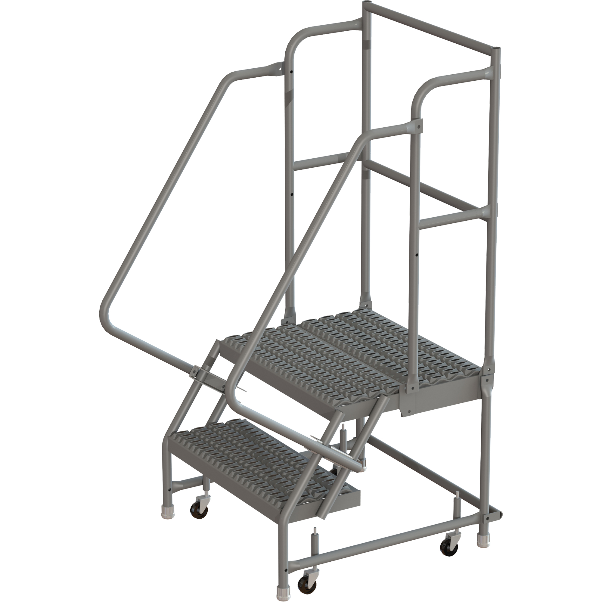 TRI-ARC MANUFACTURING Deep Top Step Rolling Ladder VC761 ( KDSR102242 ...