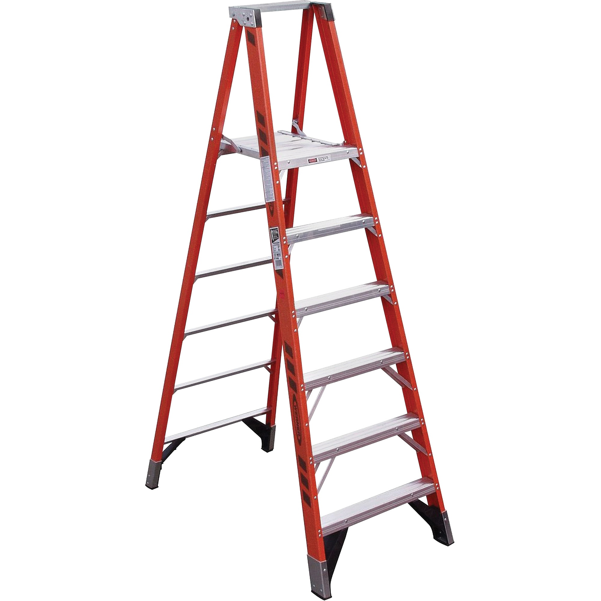 WERNER Platform Ladder, 6', 375 lbs. Cap. VD499 (P7406CA) | Shop ...