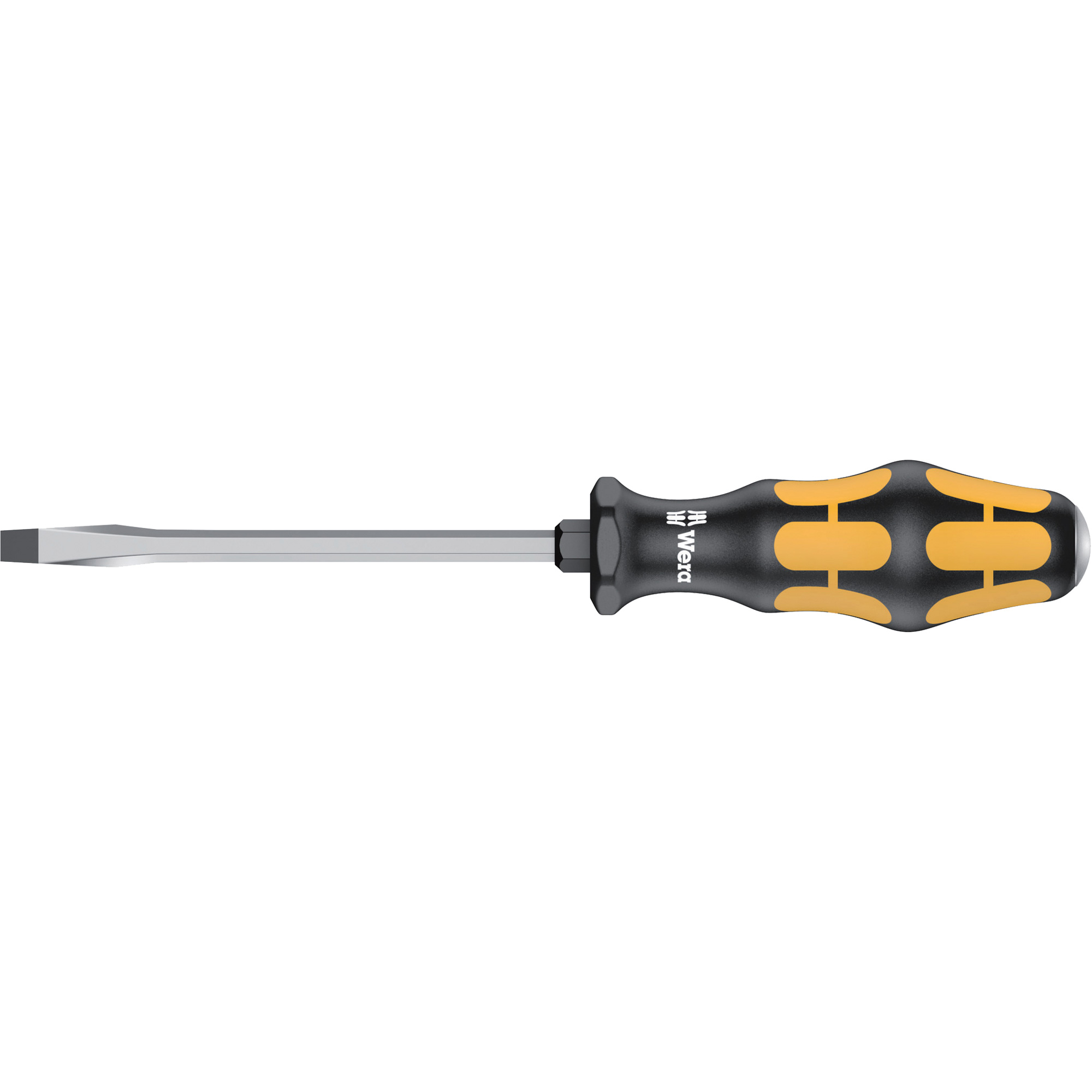 WERA TOOLS Slotted Demolition Screwdriver, 1/4", 9-1/8" L, Plastic ...