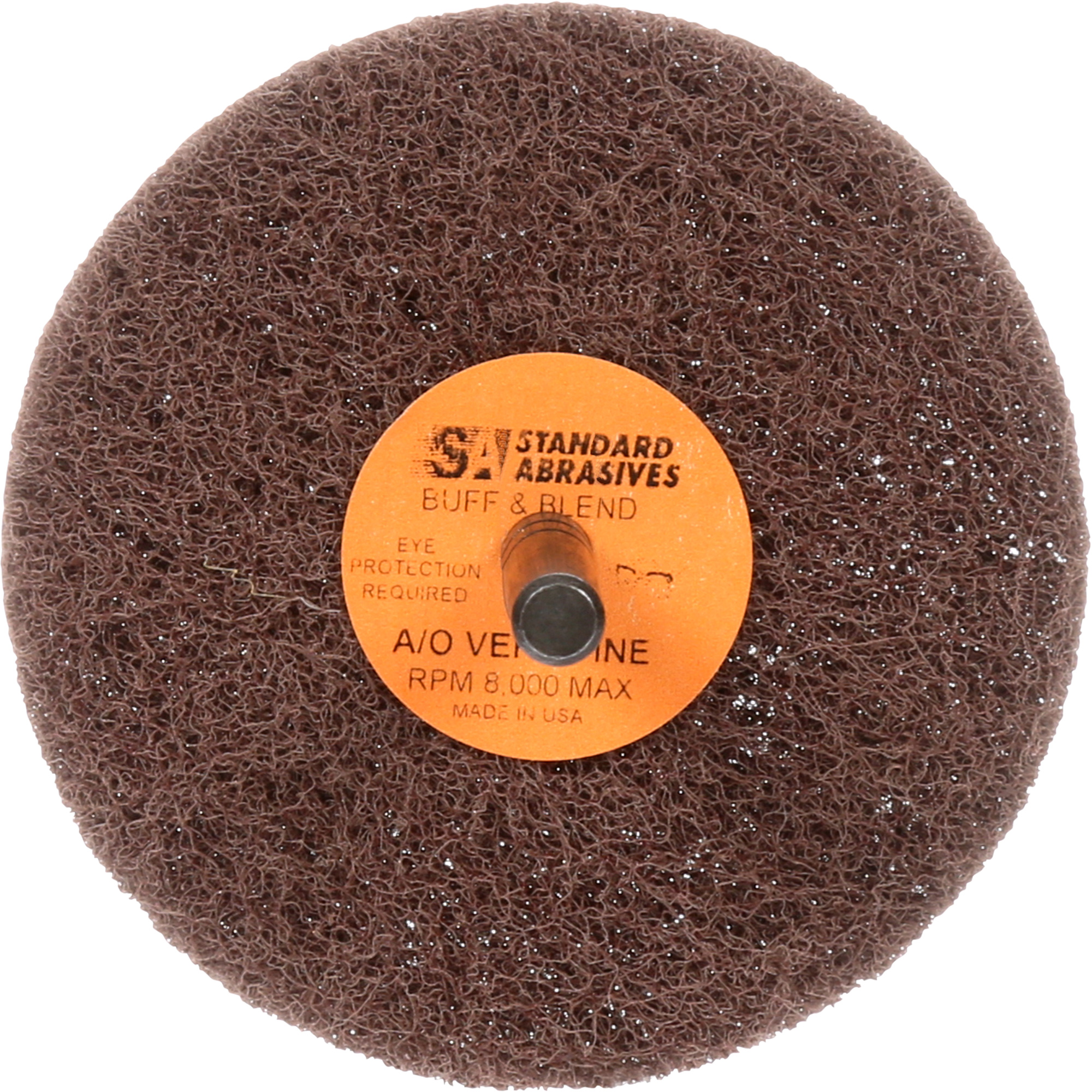 3M STA-880513 Standard Abrasives Buff & Blend Wheel, 3" Dia. x 1" W, 1/ ...