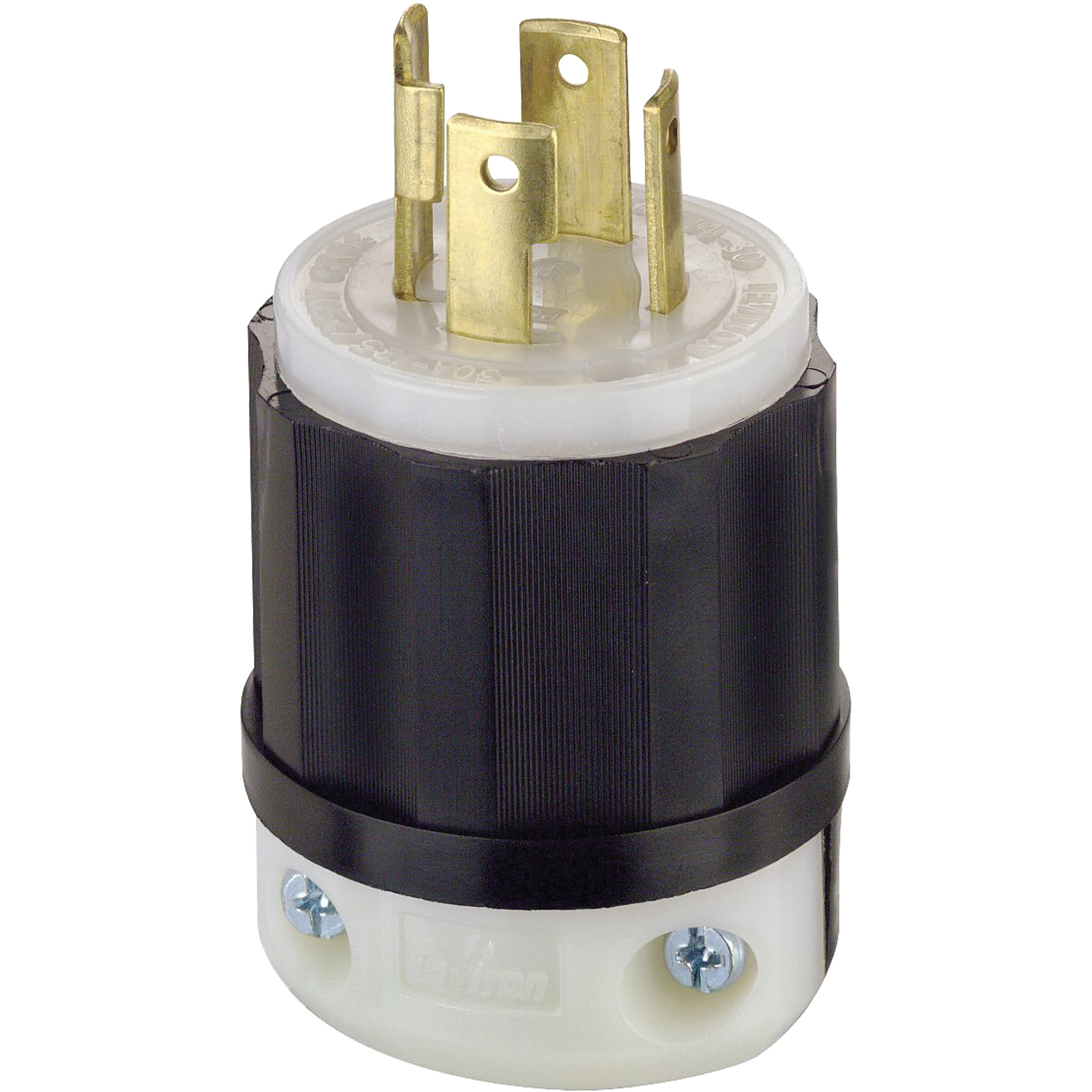 LEVITON 3-Pole 4-Wire Grounding Locking Plug XA899 (2721) | Shop ...