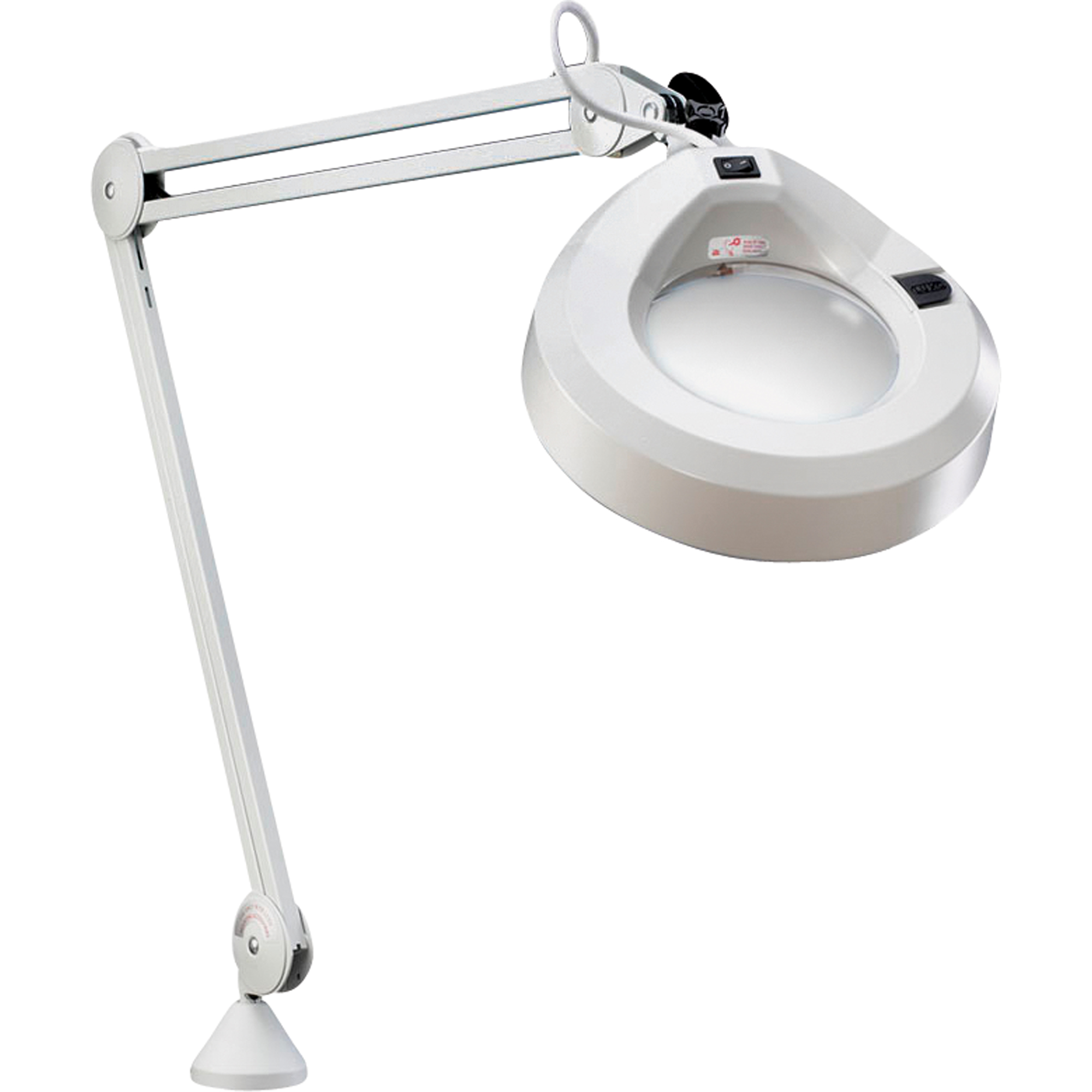 LUXO Luxo® Magnification Lamps, 3 Diopter, Fluorescent Light, 45" Arm ...
