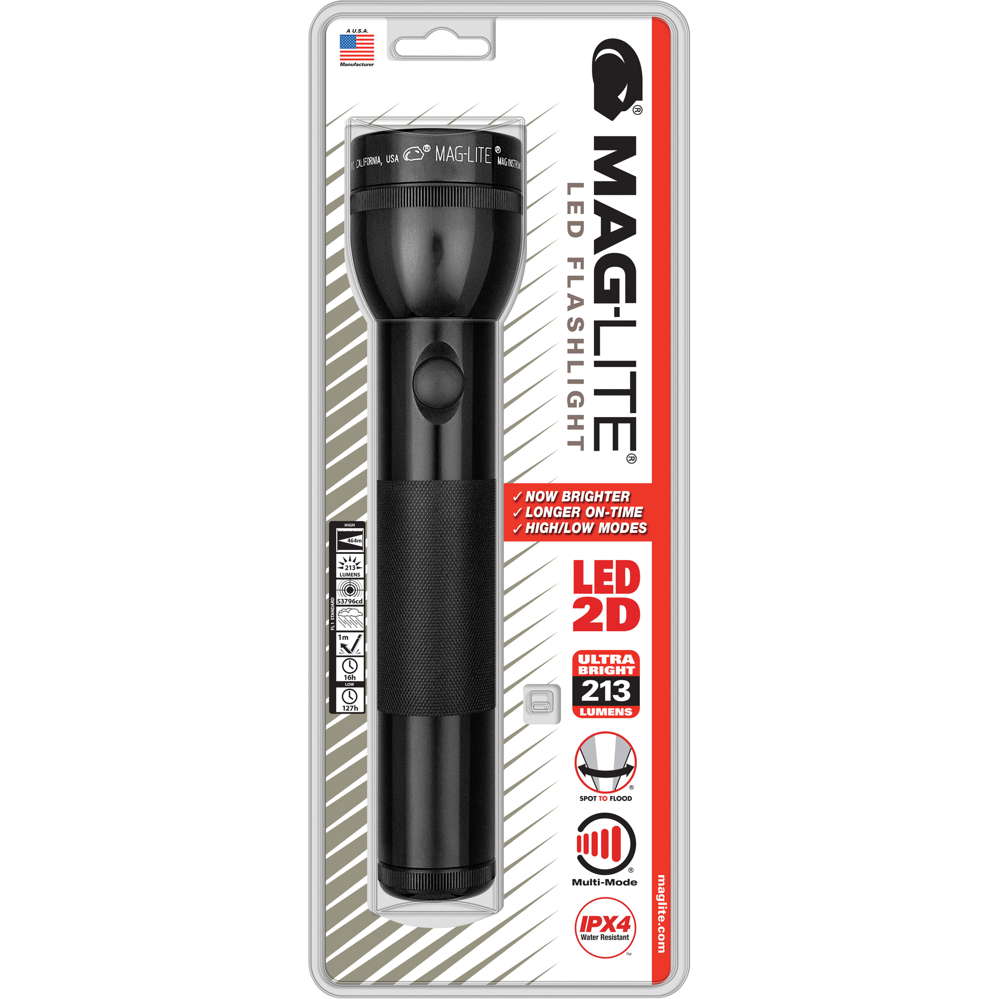 MAGLITE Maglite® LED 2-Cell D Flashlights XC239 (ST2D016) | Shop Hand ...