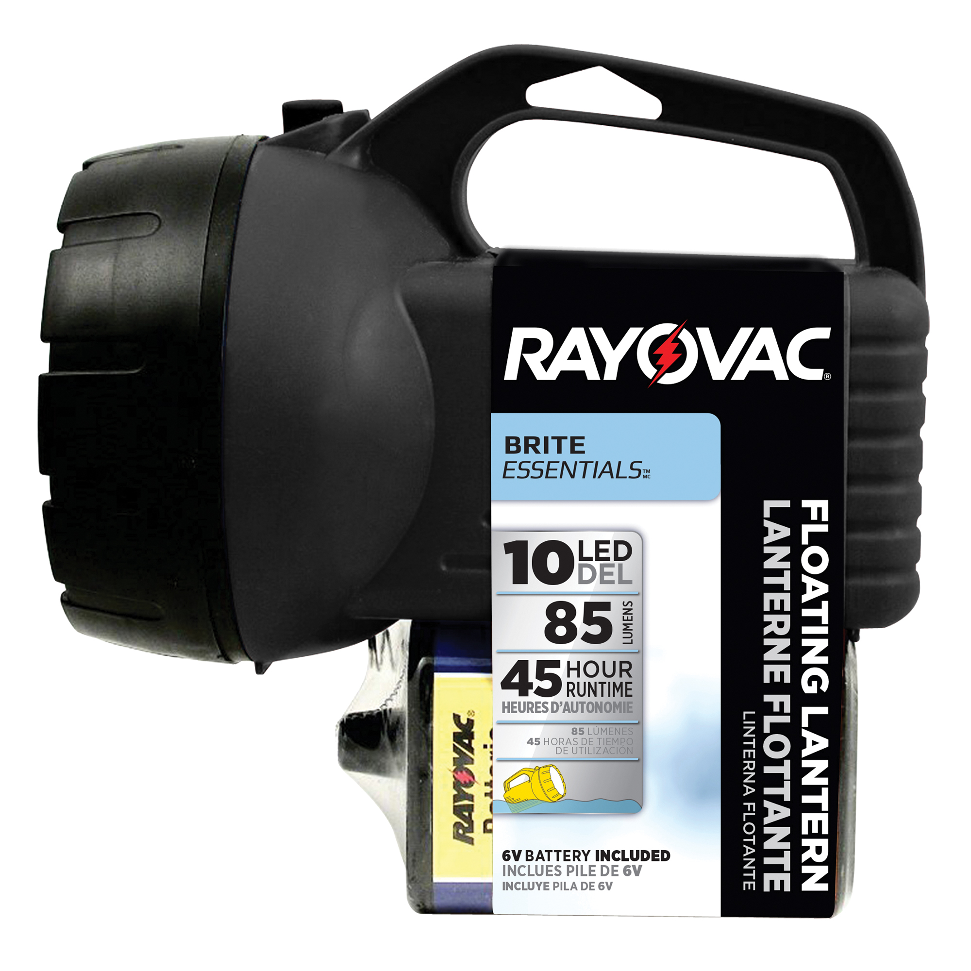 RAYOVAC Brite Essentials LED Floating Lantern XH154 (BEPLN6V-BTA ...