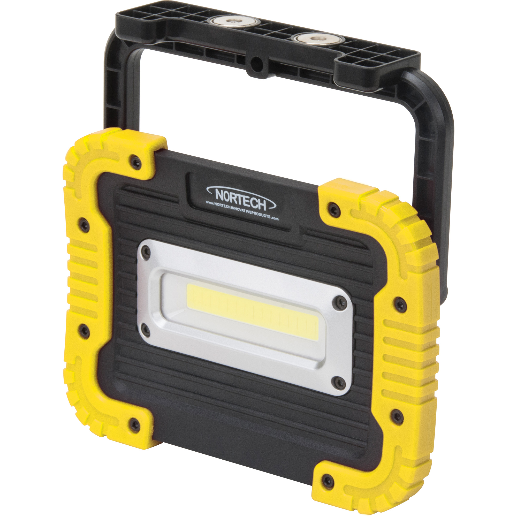 Nortech 9800Y Portable Work Light, LED, 10 W, 1000 Lumens, Plastic Housing