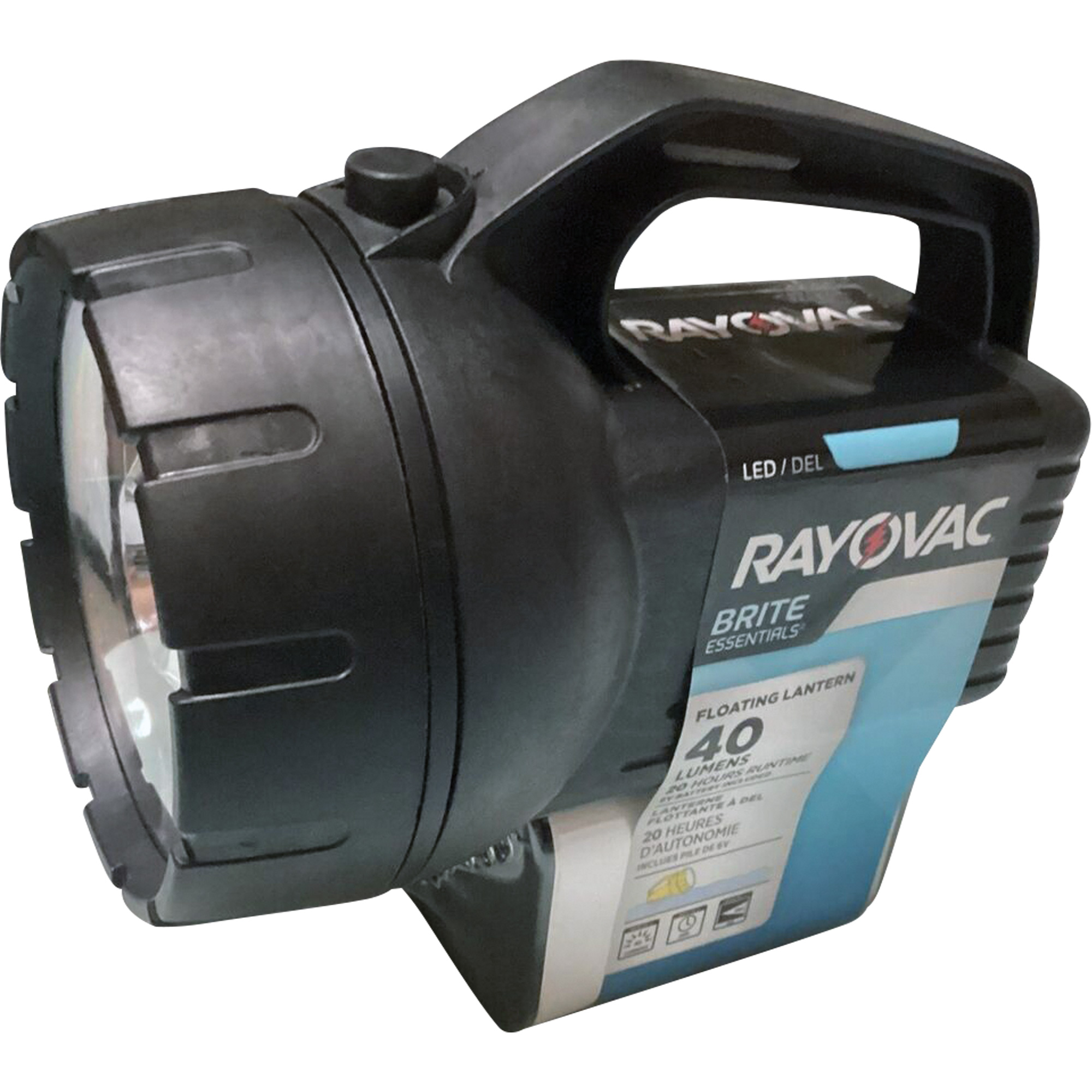 RAYOVAC Brite Essentials Lantern, LED, 40 Lumens, D Batteries XI761 ...