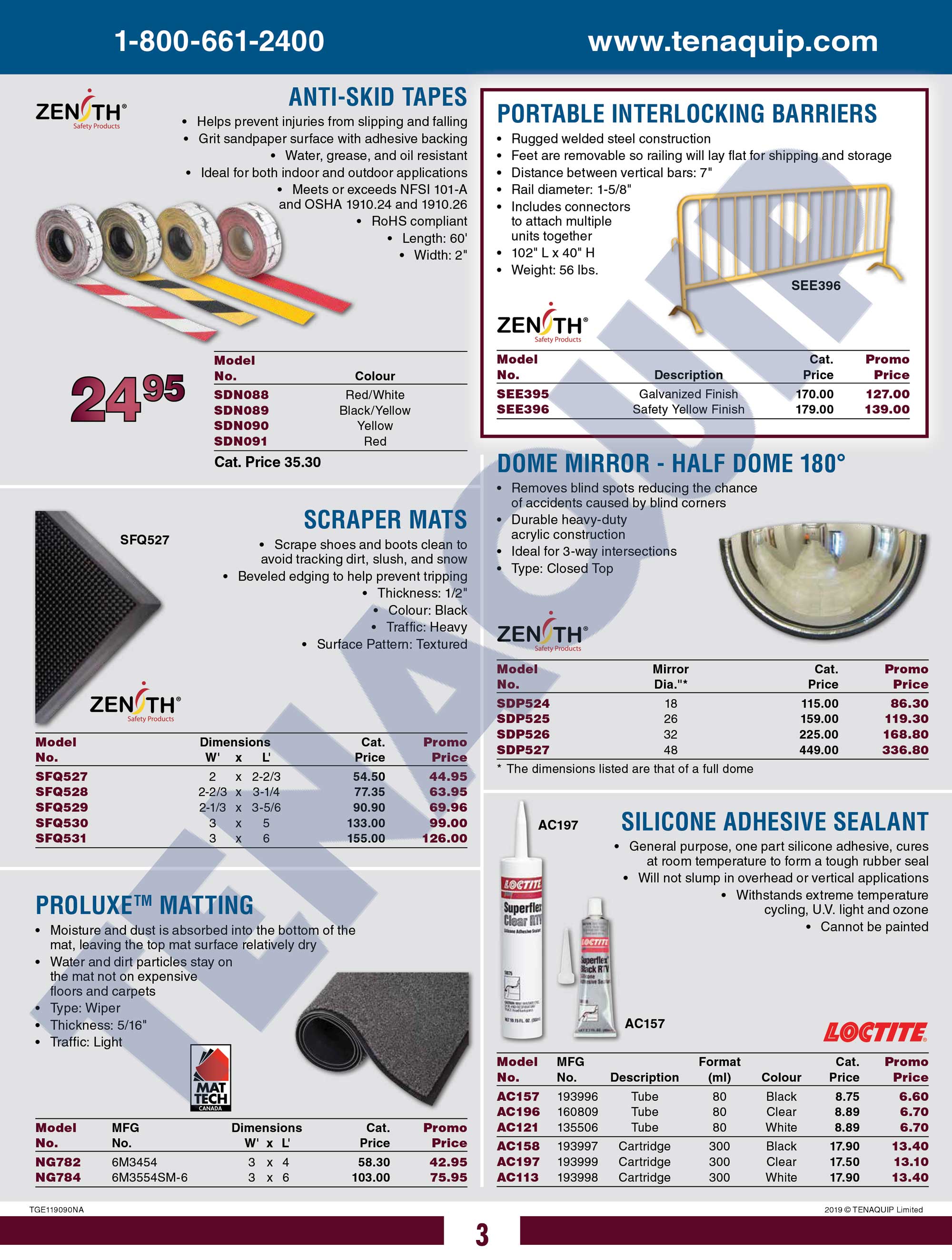 September Sale | TENAQUIP