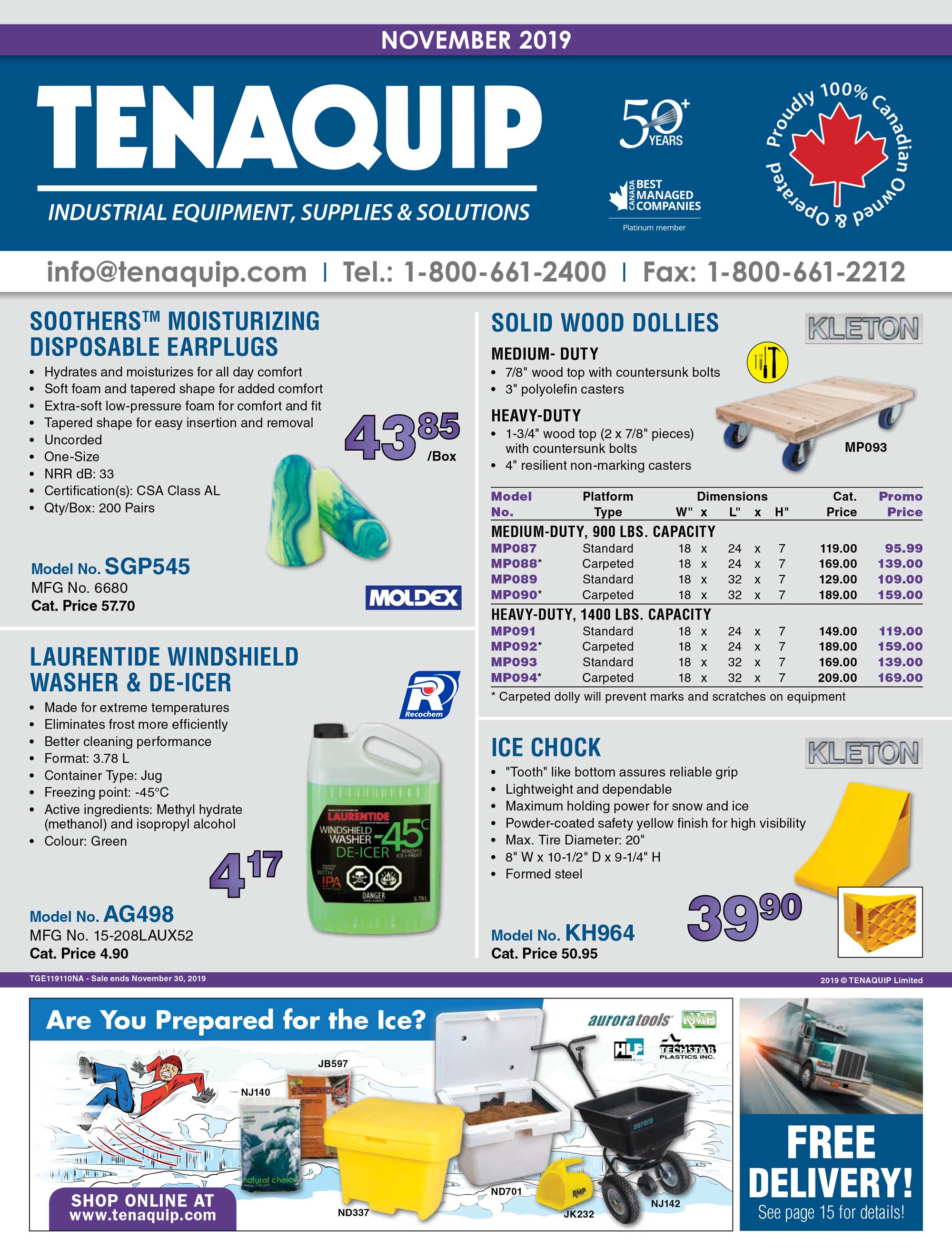 November Sale | TENAQUIP