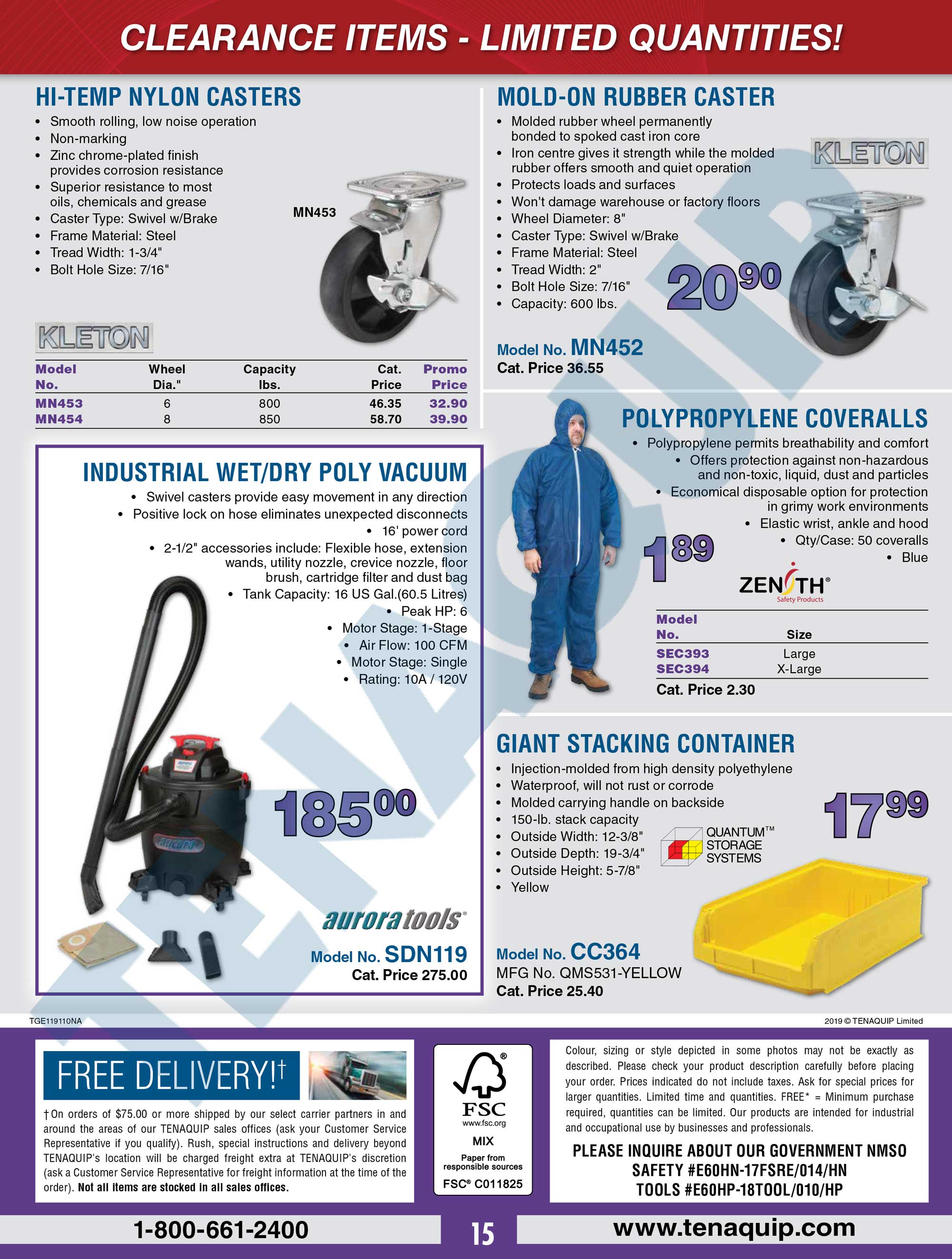 November Sale | TENAQUIP