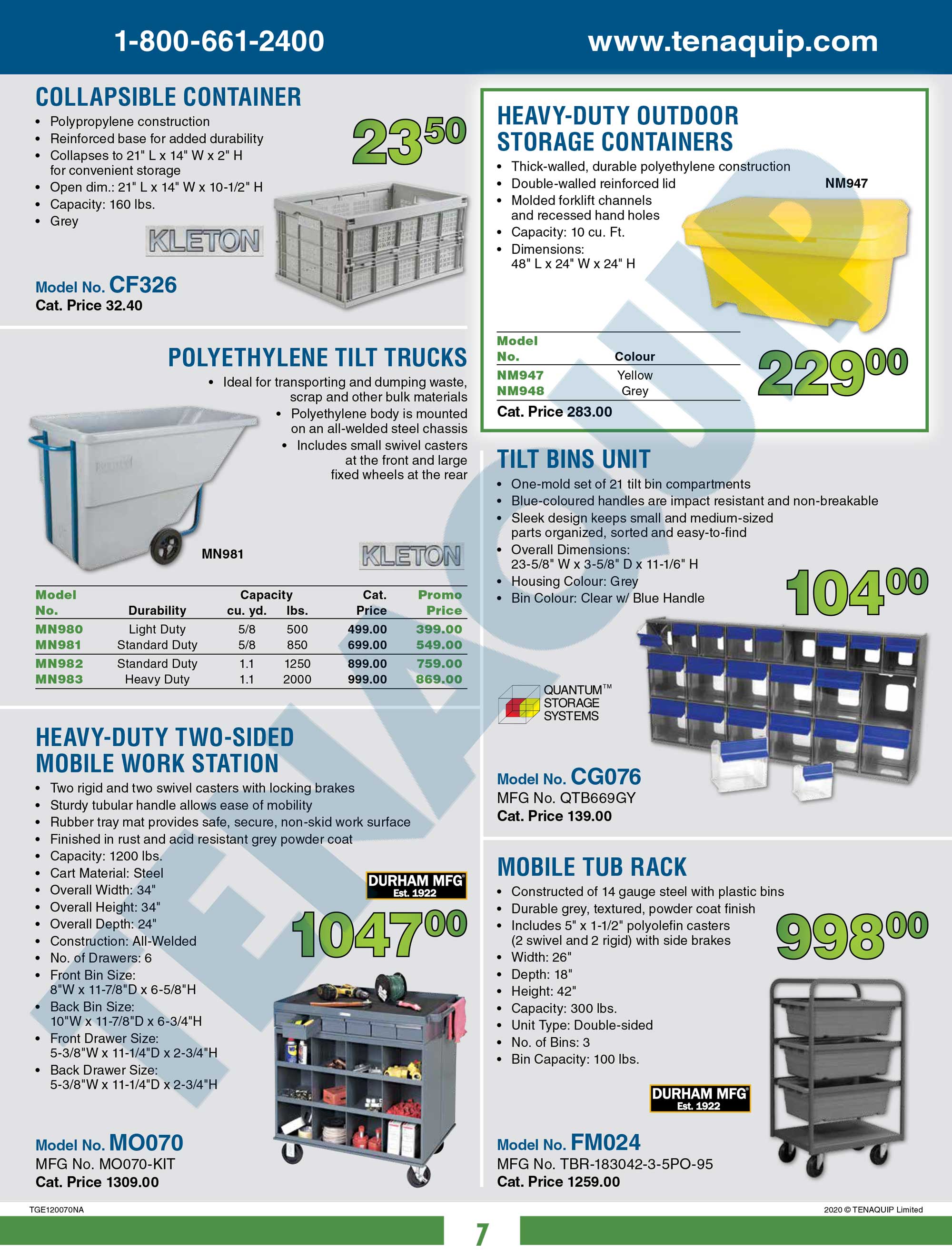 July Sale | TENAQUIP