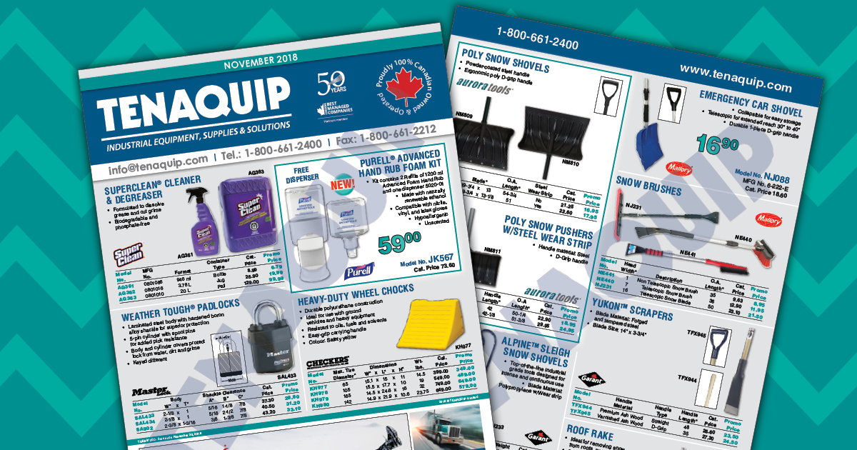 November Sale | TENAQUIP