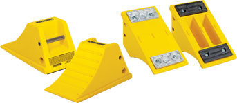 The Battle of Wheel Chocks - Rubber vs. Urethane | TENAQUIP