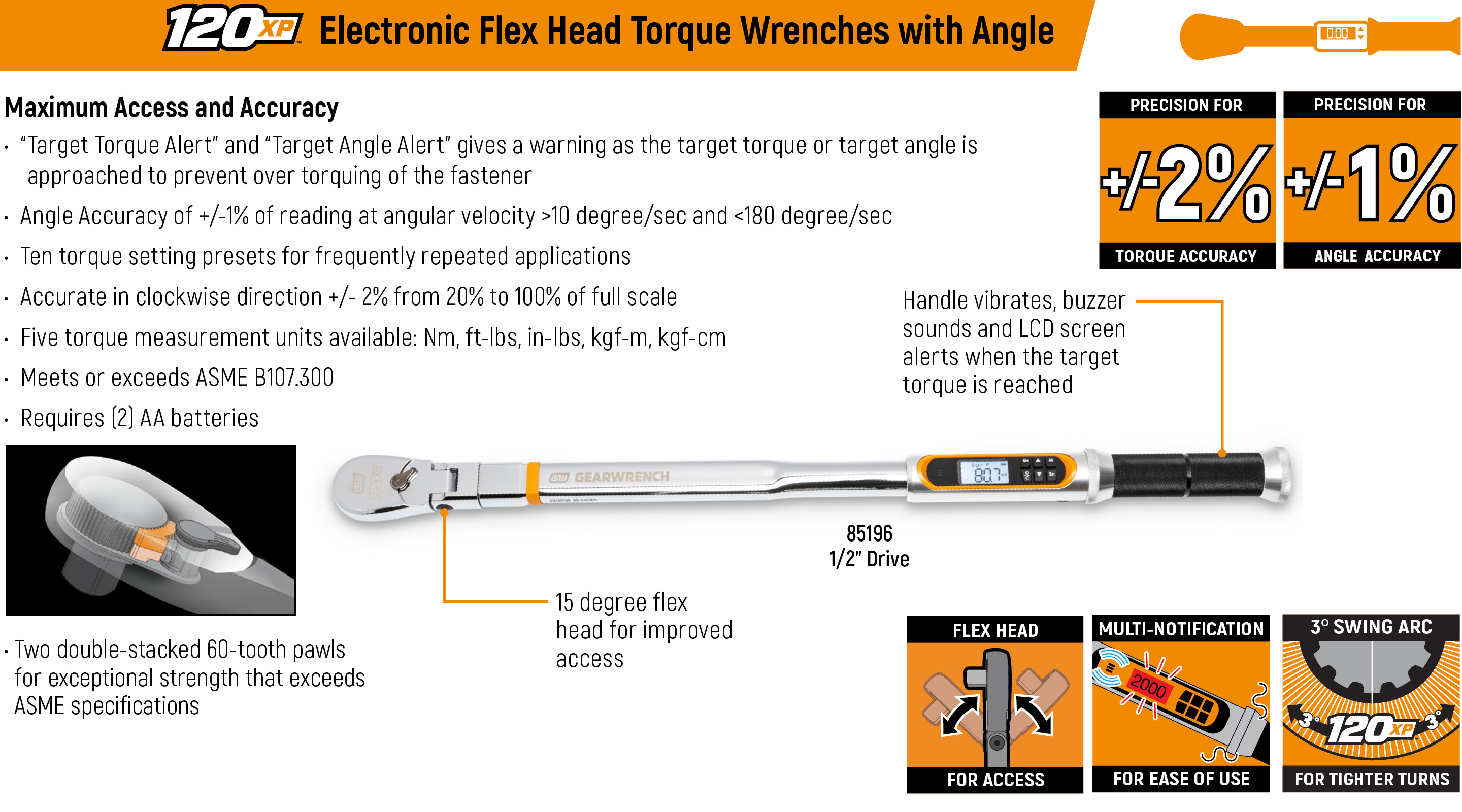 Gearwrench Professional Torque Products | TENAQUIP